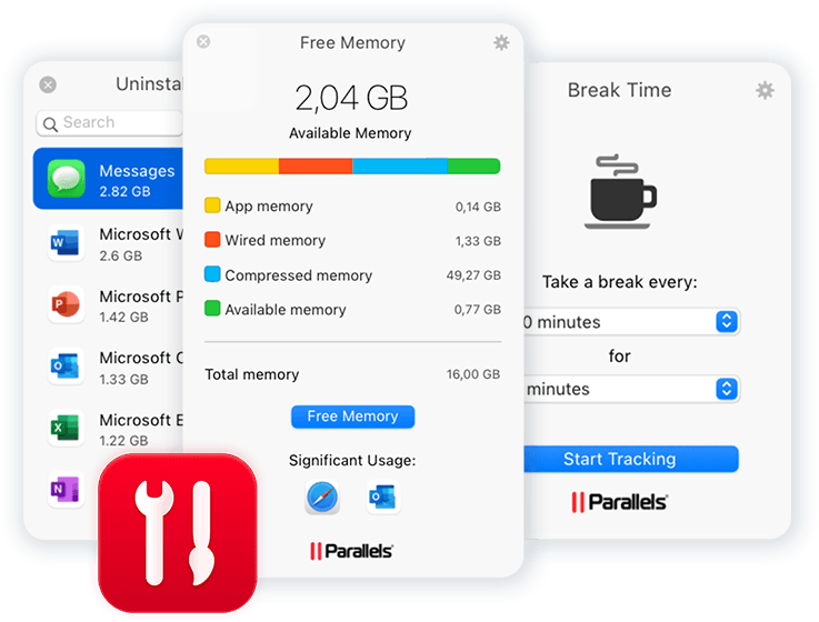 Parallels Toolbox for Mac 和 Parallels Toolbox for Windows：适用于 Mac 和 Windows 的一键式工具
