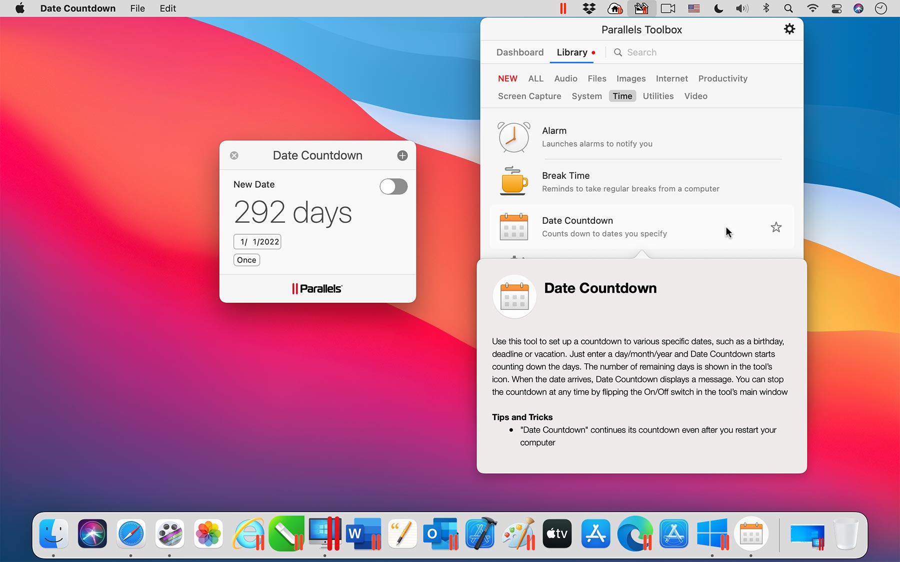 Parallels Toolbox for Mac 和 Parallels Toolbox for Windows：适用于 Mac 和 Windows 的一键式工具